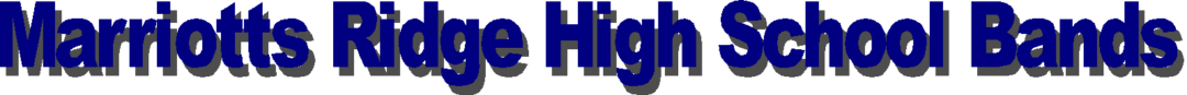 Sign up for Band! – Marriotts Ridge High School Bands